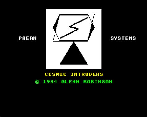 Cosmic Intruders 1984 Mobygames