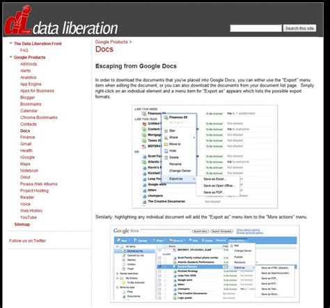 The Data Liberation Front GHacks Tech News