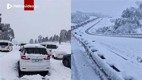 სამხრეთ აფრიკა მოულოდნელმა ძლიერმა თოვლმა დაფარა პალიტრა ვიდეო