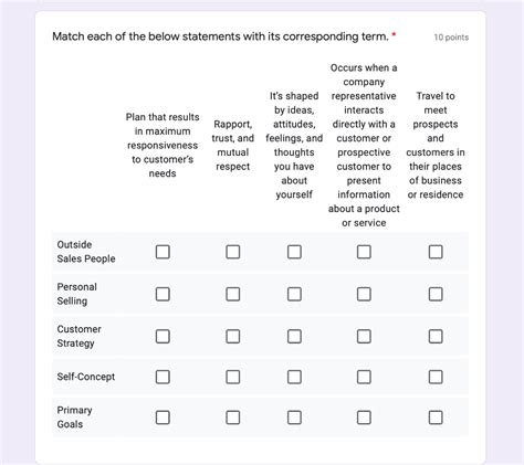 Solved Match Each Of The Below Statements With Its