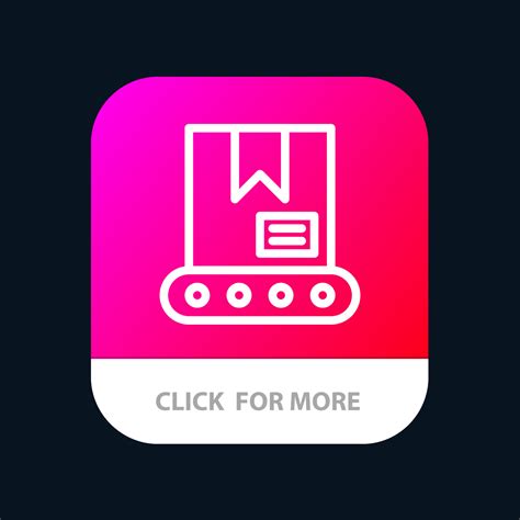 Bulldozer Construction Crane Mobile App Button Android And Ios Line