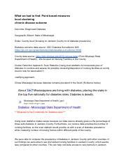 Exploring Point Based Measures And Clustering Of Diagnosed Course Hero