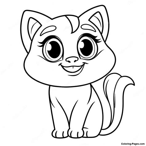 Stylish Talking Angela Coloring Page Coloring Pages Com