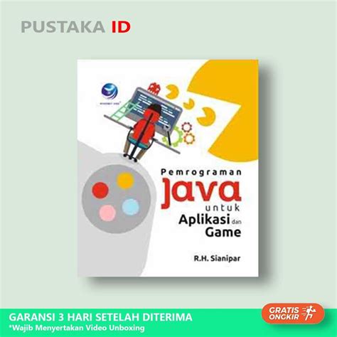 jual buku pemrograman java untuk aplikasi dan game original shopee