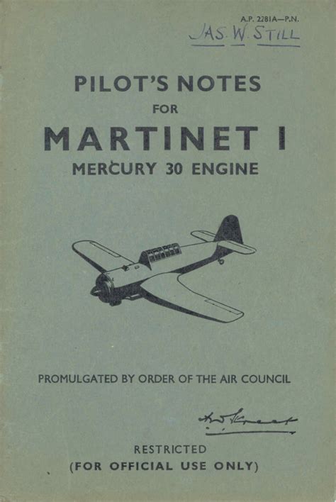 Miles M 25 Martinet And M 50 Queen Martinet Flight Manuals
