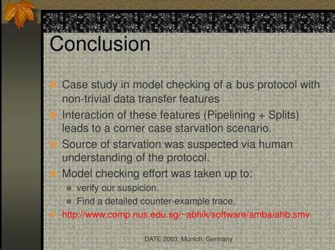 ppt formal verification of a system on chip bus protocol powerpoint