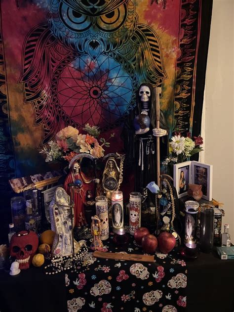 Santa Muerte Altar Santa Muerte Pagan Altar Fairy Angel