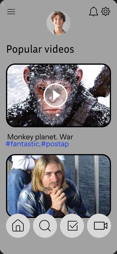 ДЗ Онлайн видеоплеер Figma