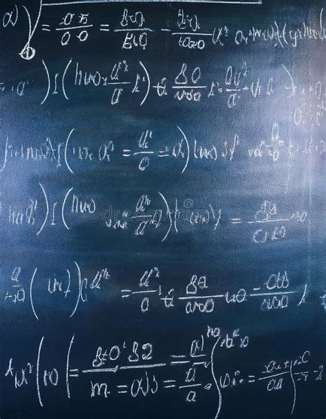 A Chalkboard Filled With Mathematical Equations And Diagrams Showcasing The Complexity And