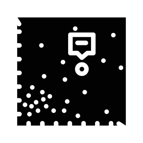 Dot Plot Visualization Glyph Icon Vector Illustration 17586960 Vector