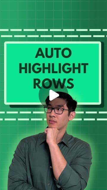 Grant Huang On Instagram Auto Highlight Rows And Columns In Excel Comment Excel” And I Will