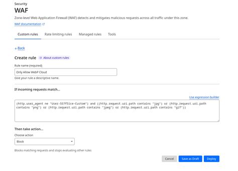 webp cloud 目前已支持在图片 cdn 上设置回源 ua， cors header 并支持限制 referer webp