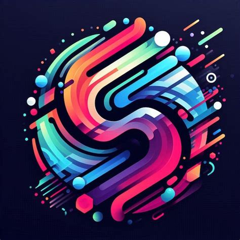 A Colorful Abstract Image Of A Colorful Abstract Art Premium Ai