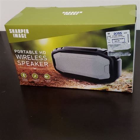 Sharper Image Bluetooth Speaker Bluetooth Speaker Bluetooth Bluetooth Speakers Portable