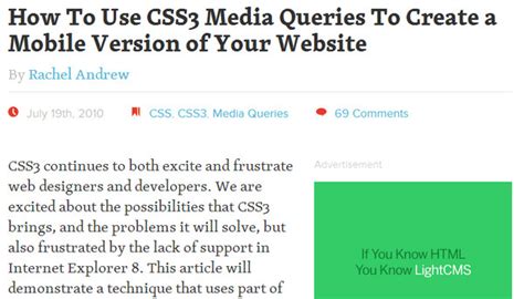 Useful And Free Responsive Web Design Tutorials Ewebdesign