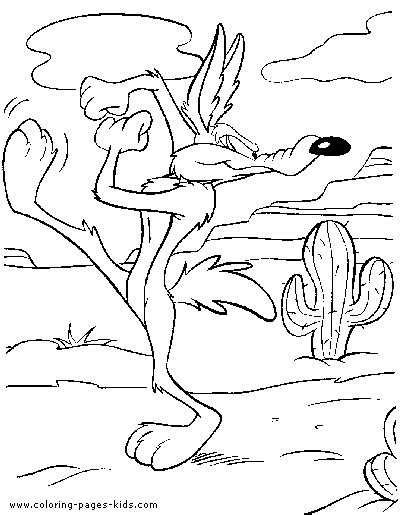 Road Runner And Coyote Coloring Pages