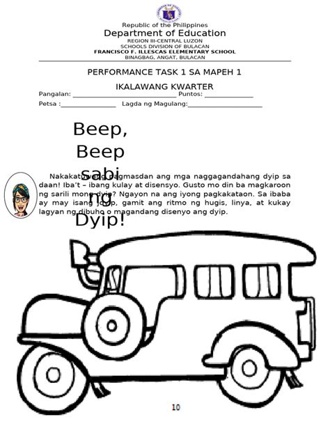 Performance Task With Rubrics Pdf