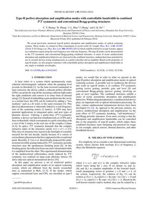 Pdf Symmetric And Conventional Bragg Grating Structures Dokumen Tips