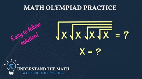 Radical Simplification Practice Problem Math Olympiad Youtube