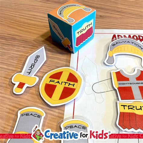 Armor Of God Game Sunday School Craft Bible Printable Sword Etsy Hong