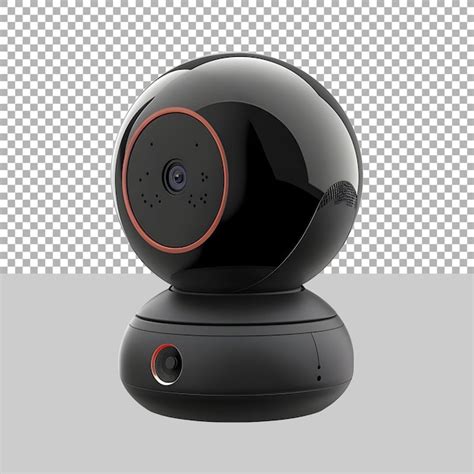 투명한 배경의 보안 카메라 Ai 생성 프리미엄 Psd 파일