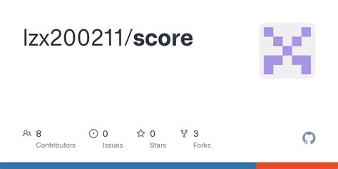 GitHub Lzx200211 Score