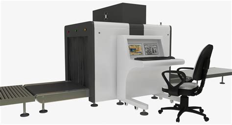 공항 보안 엑스레이 기계 3d 모델 49 Obj Max Fbx 3ds Free3d