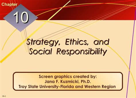 Strategyethics And Social Respsonsibility Ppt