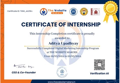 Aditya Upadhyay On Linkedin Digitalmarketing Internship