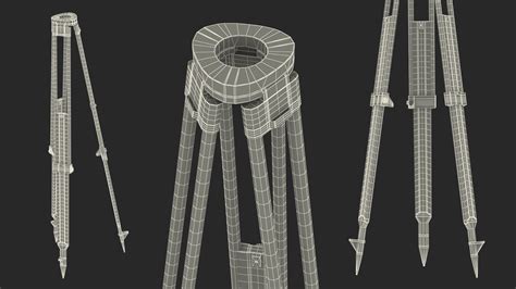 Geodetic Tripod 3d Model 24 3ds Blend C4d Fbx Max Ma Lxo Obj Free3d