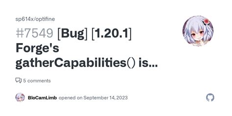 Bug 1201 Forges Gathercapabilities Is Missing In Optifine
