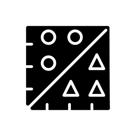 Analytics Of Data Mining Process Black Glyph Icon Development Graph Virtual Information