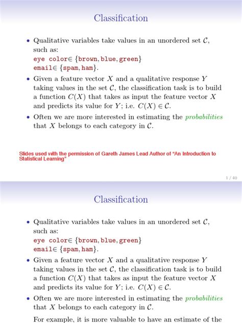 Ch4 Classification Pdf Receiver Operating Characteristic Logistic