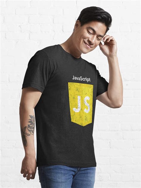 vintage javascript logo t shirt for sale by vladocar redbubble