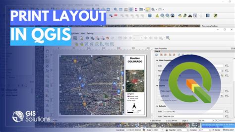 How To Create A Print Layout In Qgis 3 Youtube
