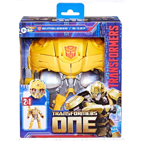 Transfomers One 2 In 1 Optimus Prime Orion Pax And Bumblebee B 127 Masks