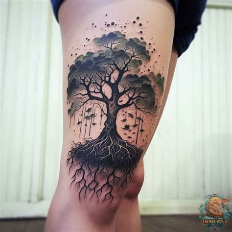 Leg Tree Tattoos Women Large Tree Tattoos For Women Tree Of Life