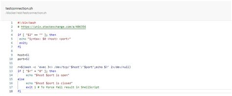 Waiting For Docker Service Container Port To Be Ready