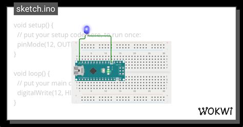 LED制御回路 Wokwi ESP STM Arduino Simulator