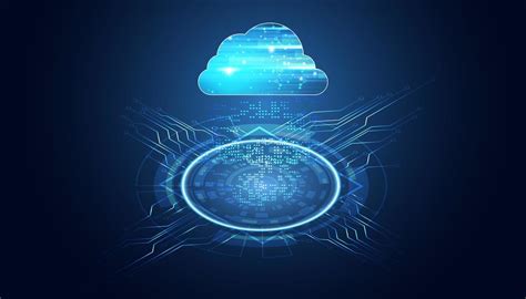 Abstract Cloud Technology With Big Data And Information Concept