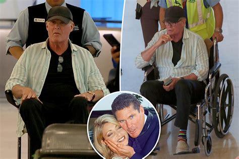 David Hasselhoff 72 Sparks Concern In Wheelchair At Airport After Ex