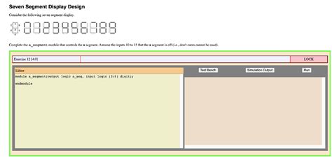 Solved Seven Segment Display Design Consider The Following Chegg Com