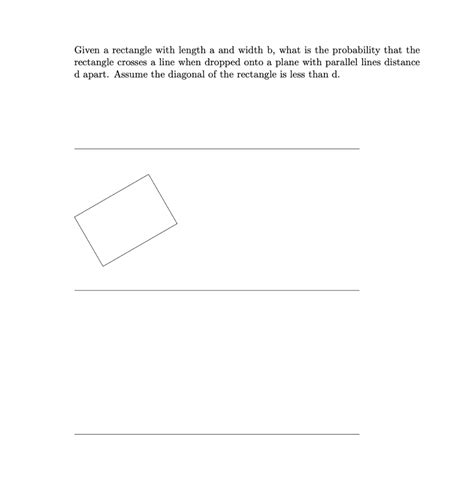 Solved Given A Rectangle With Length A And Width B What Is Chegg
