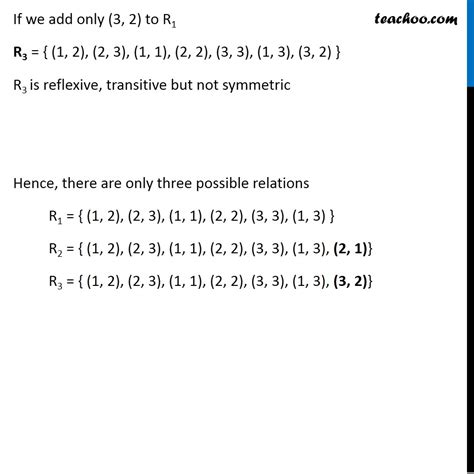 Example 47 Let A 1 2 3 Show That Number Of Relations