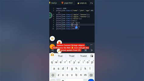 Python Convert Strings Objects Jsonshorts Python Convert Strings