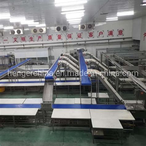 CE Standard Automatic Meat Beef Cutting Processing Belt Conveyor for Slaughter House - Meat ...