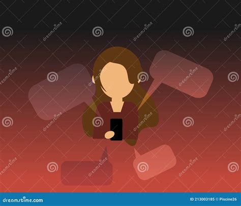 Social Media Phenomenon Of Fear Of Missing Out Fomo Stock Vector Illustration Of Health