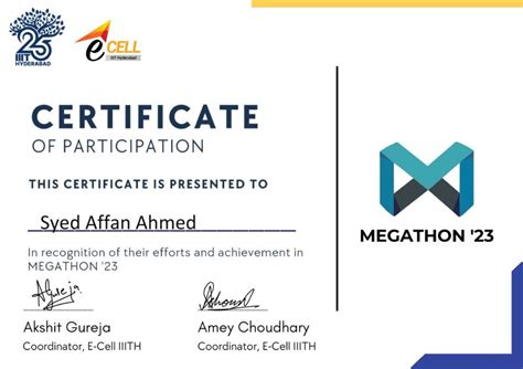 Syed Affan Ahmed On Linkedin Megathon2023 Hackathonexperience