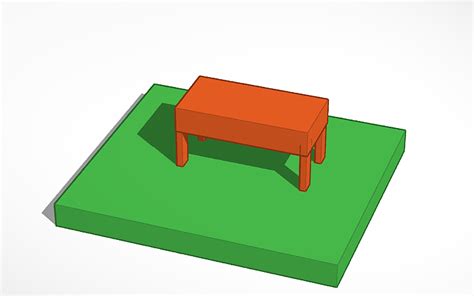 3d Design Table Tinkercad