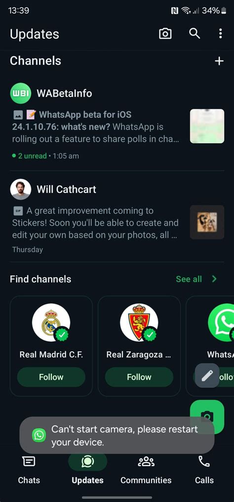 Whatsapps Latest Beta Update Fixes A Major Camera Bug Gizmochina